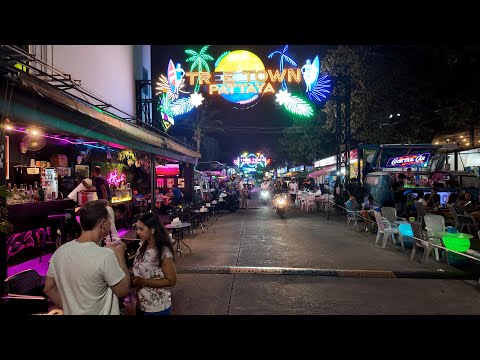 Pattaya Tree Town, Thailand - 4K 60FPS - Tree Town Pattaya